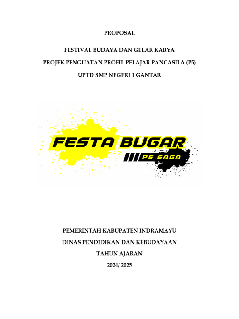 Proposal Festa Bugar (1) | PDF