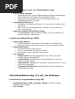 Motivational Interviewing Cheat Sheet | PDF