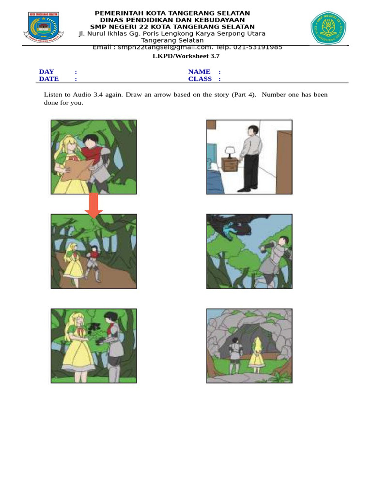 LKPD Worksheet 3.7 | PDF