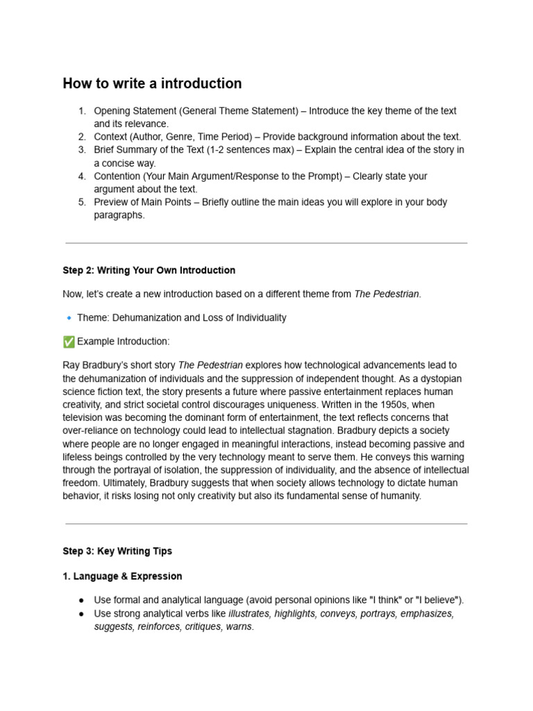 How To Write A Analytical Text | PDF | Creativity | Human Communication