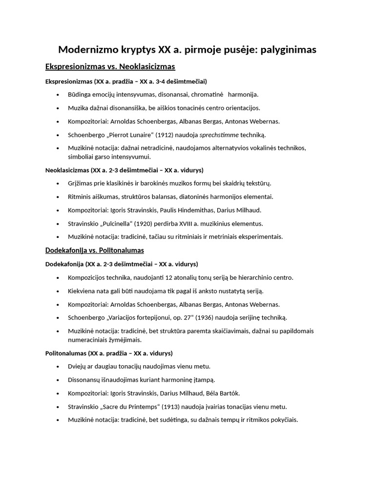 Modernizmo Kryptys | PDF