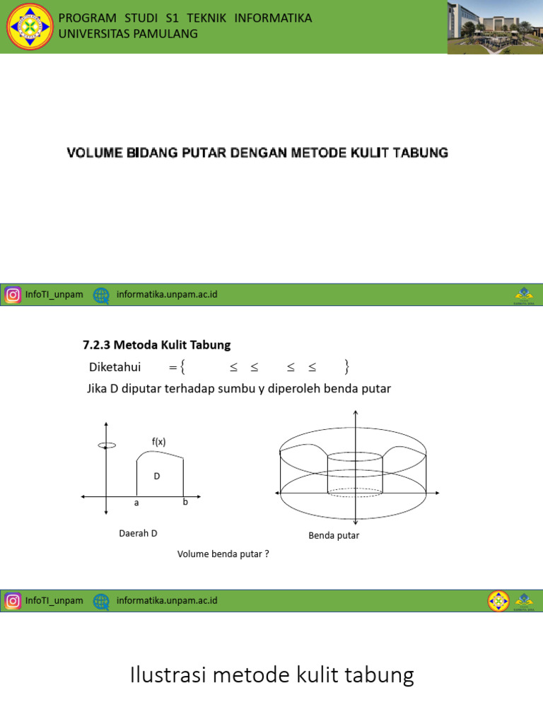 Vol Dengan Metode Kulit Tabung | PDF