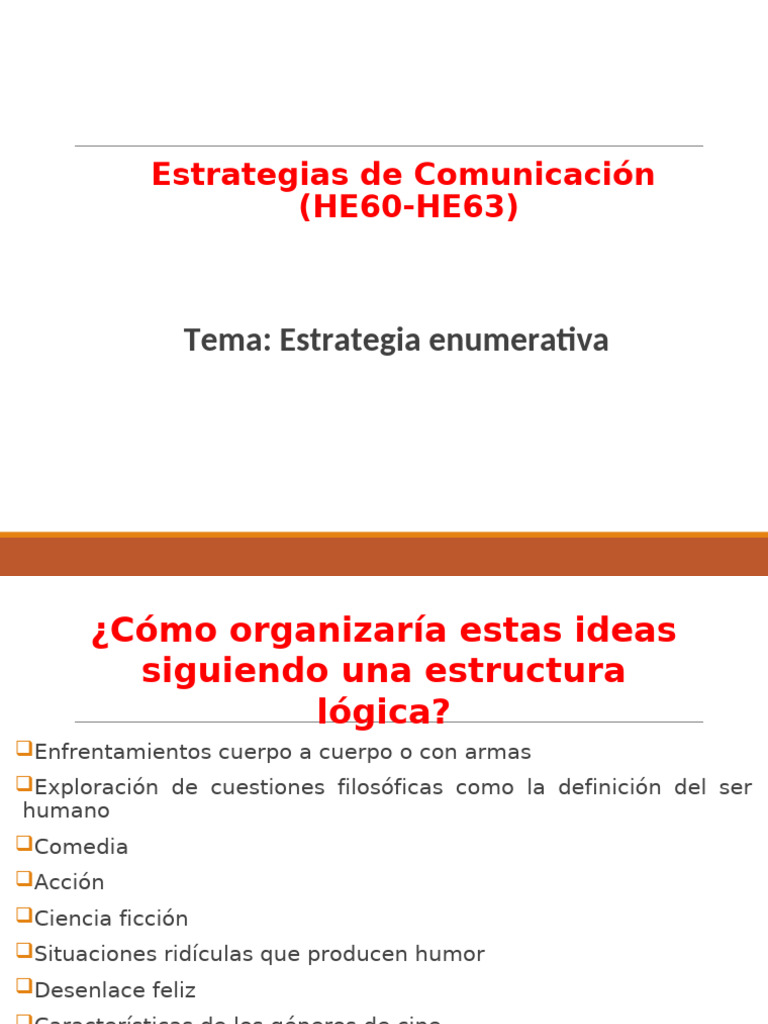 Enumeración | PDF