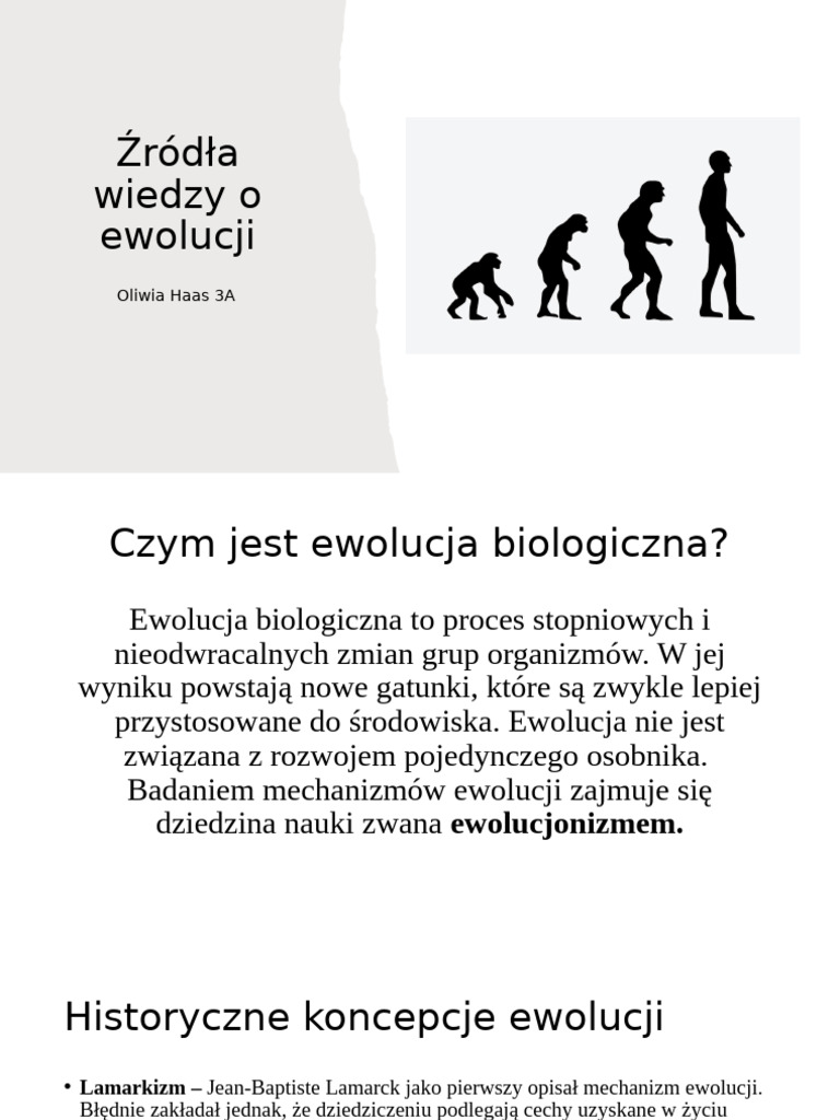Ewolucja | PDF