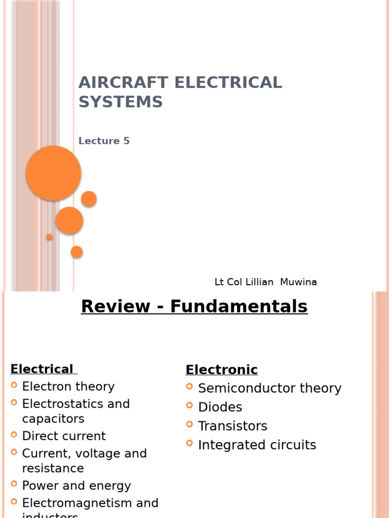 Aircraft Electrical Systems | PDF | Diode | P–N Junction