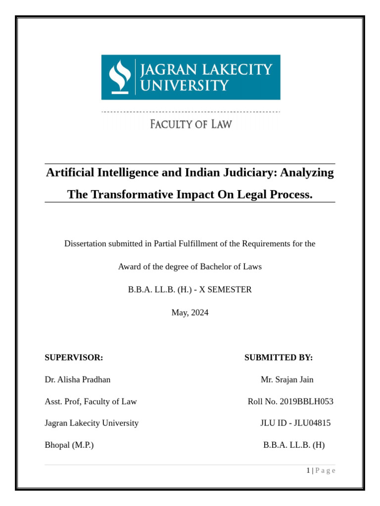 Dissertation 2019BBLH053 | PDF | Artificial Intelligence | Intelligence (AI) & Semantics