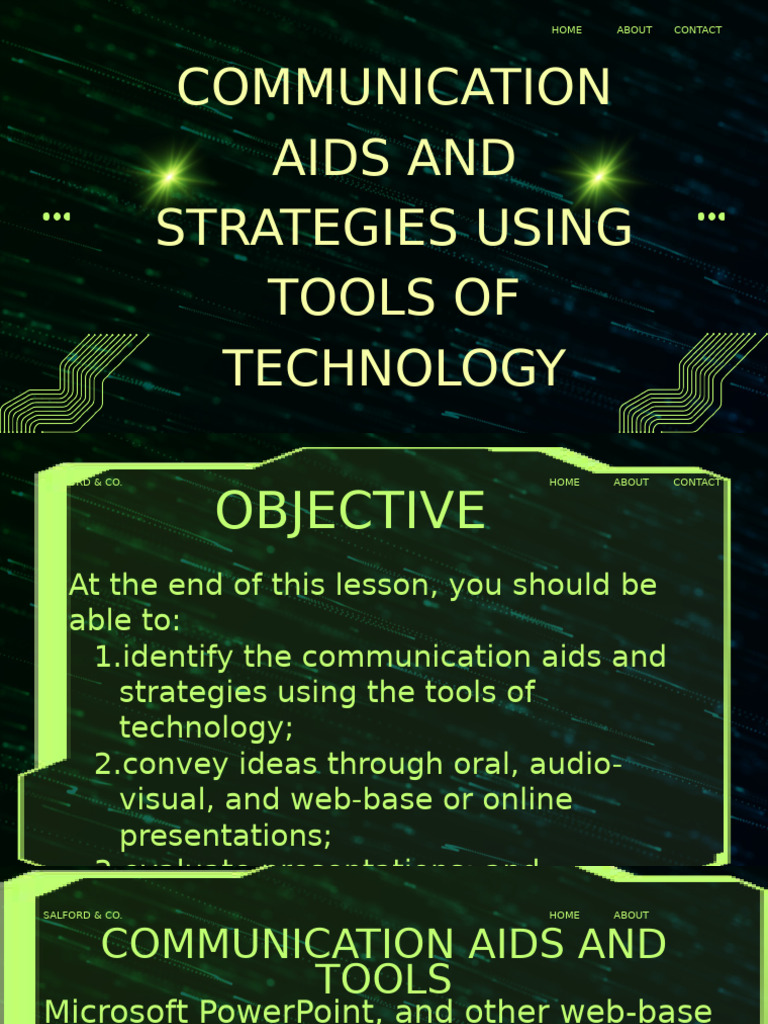 Communication tools and technology | PDF | Microsoft Power Point ...