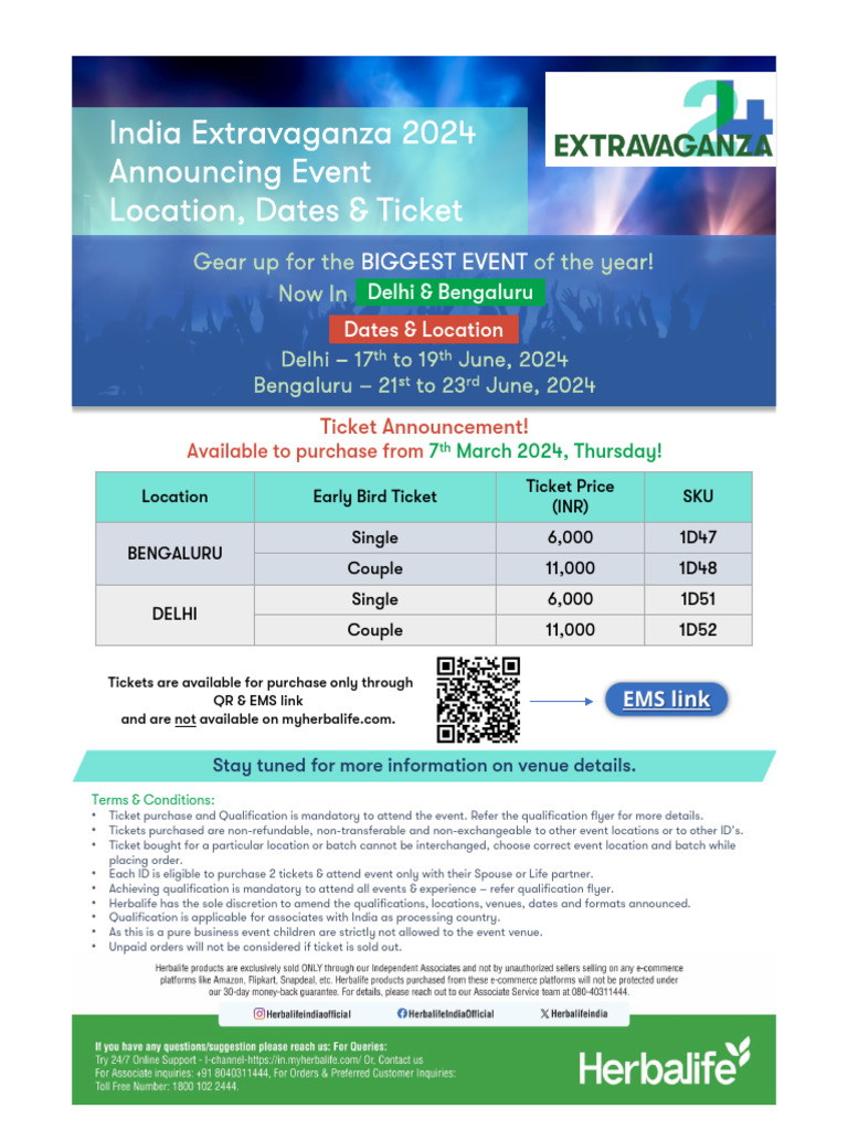 India Extravaganza 2024 Ticket Info | PDF | Computing