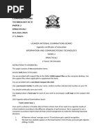 UCE ICT Paper 2 Practical 2024 | PDF | Computer File | Computing