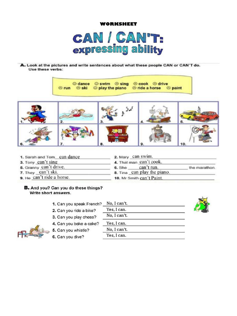Worksheet Can | PDF