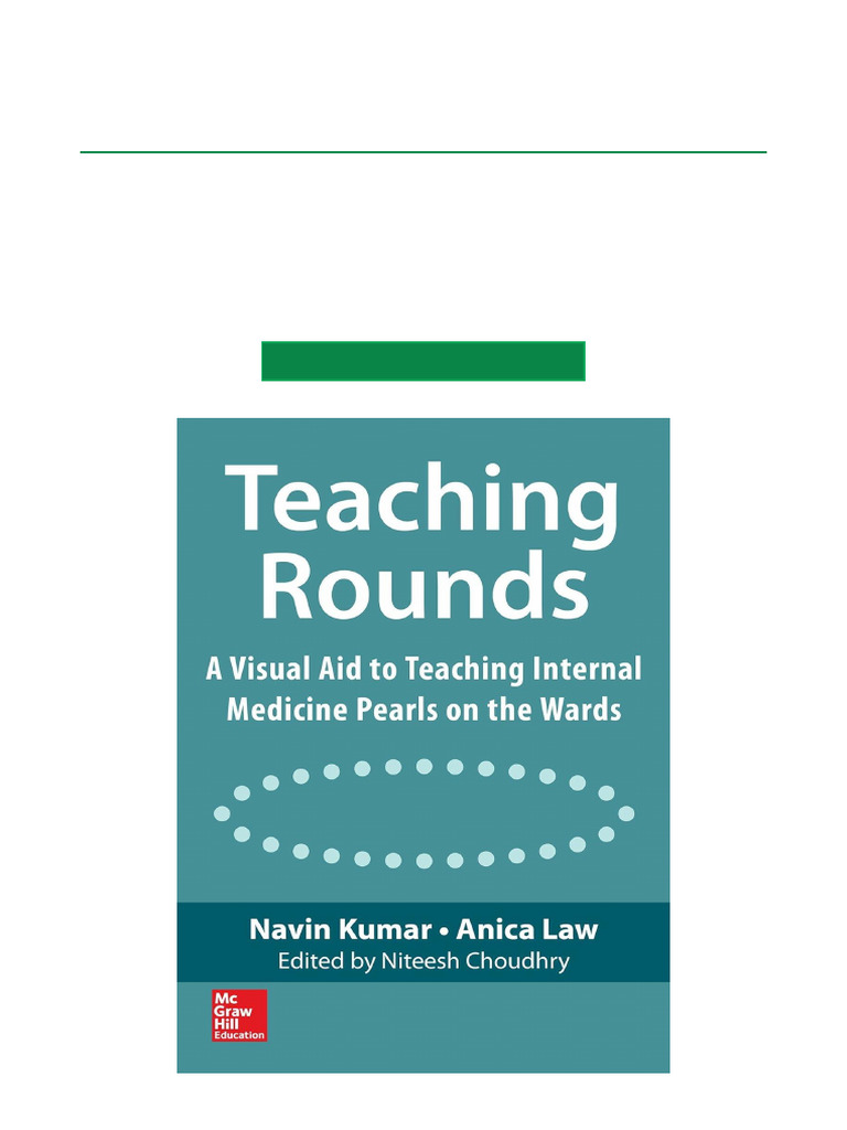 Teaching Rounds A Visual Aid To Teaching Internal Medicine Pearls On ...