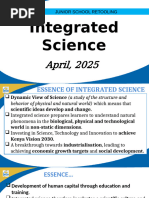 Importance of Integrated Science in Grade 7 | PDF | Science | Learning