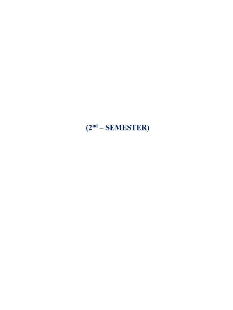 Mining Syllabus 2nd Semester | PDF