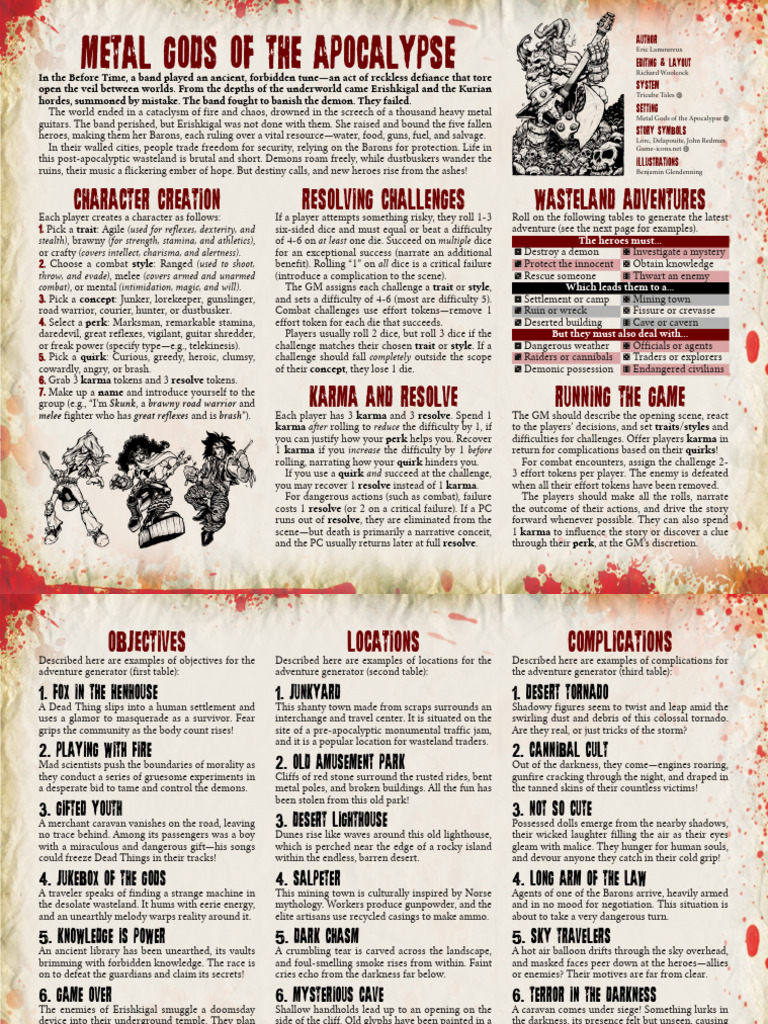 Metal Gods of The Apocalypse | PDF