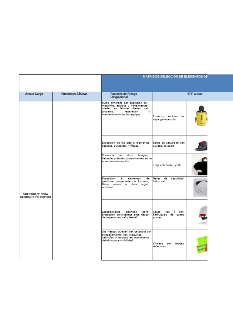 Matriz de Epp Formato Guia de Procedimiento | PDF