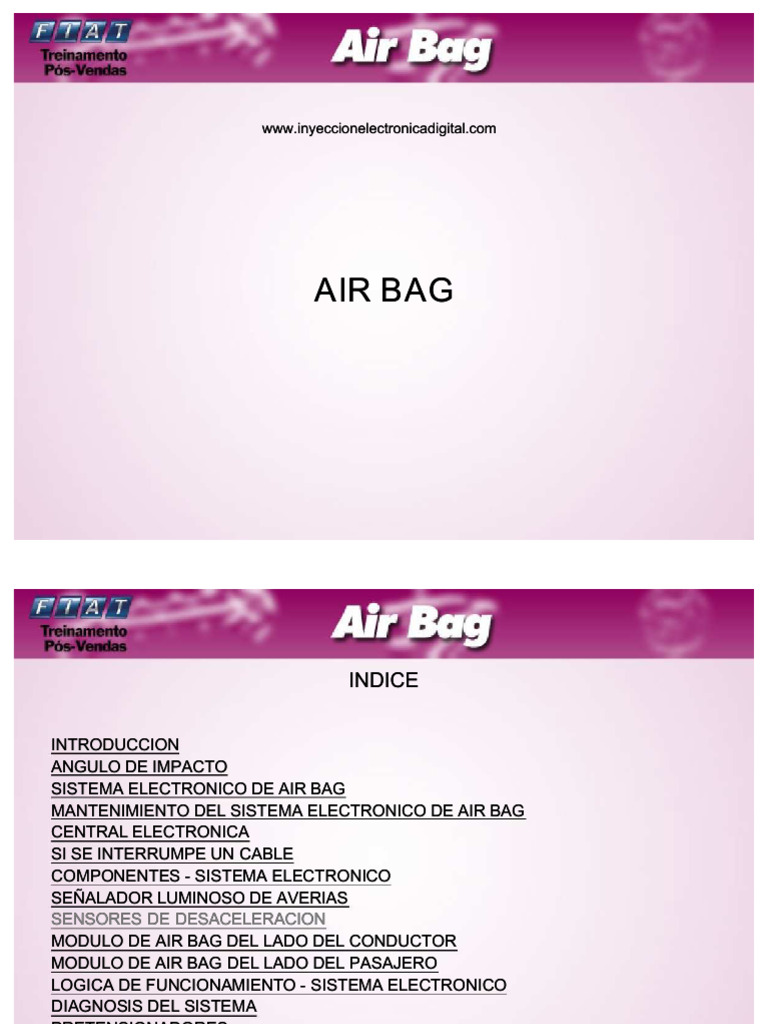 Fiat Airbag | PDF | Airbag | Ingeniería mecánica