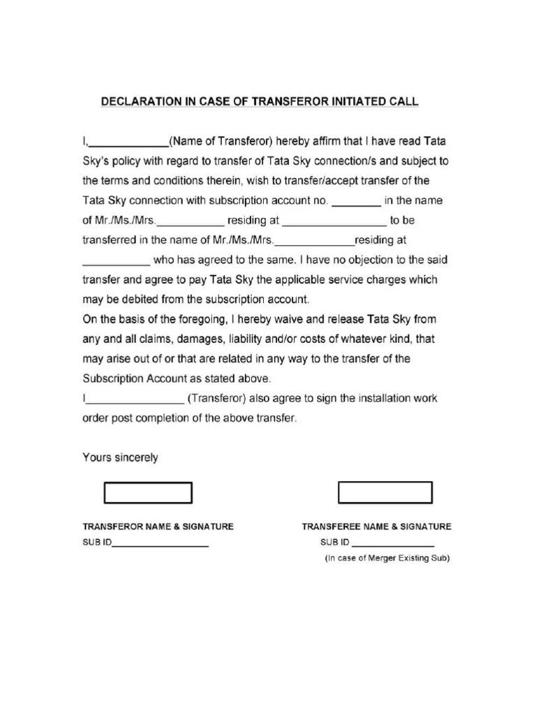 instapdf.in-tata-sky-noc-declaration-form-for-connection-transfer-473 | PDF