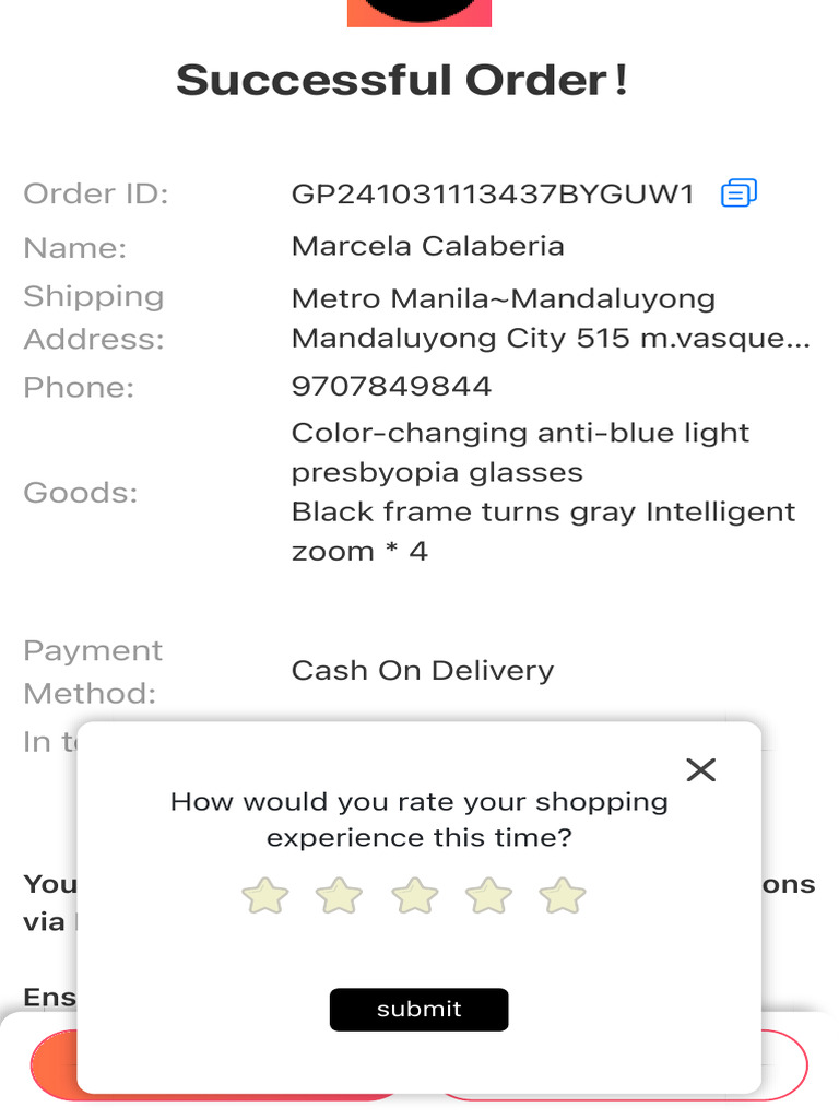 Order Successful | PDF