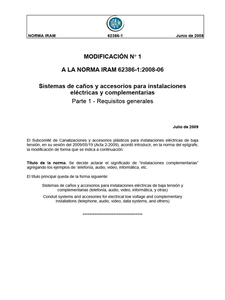 Iram 62386 - 1 Anexo | PDF