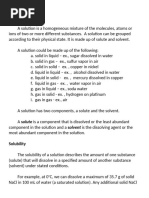 Sugar Solubility in Hot Tea Explained | PDF | Solubility | Solvation