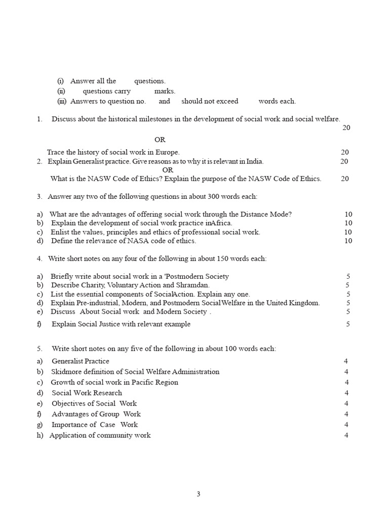 Msw-1-E-2023-24-Gsph@9891268050 2 | PDF | Social Work | Empowerment