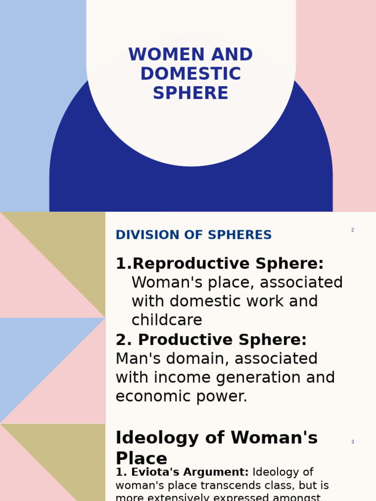 Women and Domestic Sphere | PDF | Domestic Worker | Social Policy