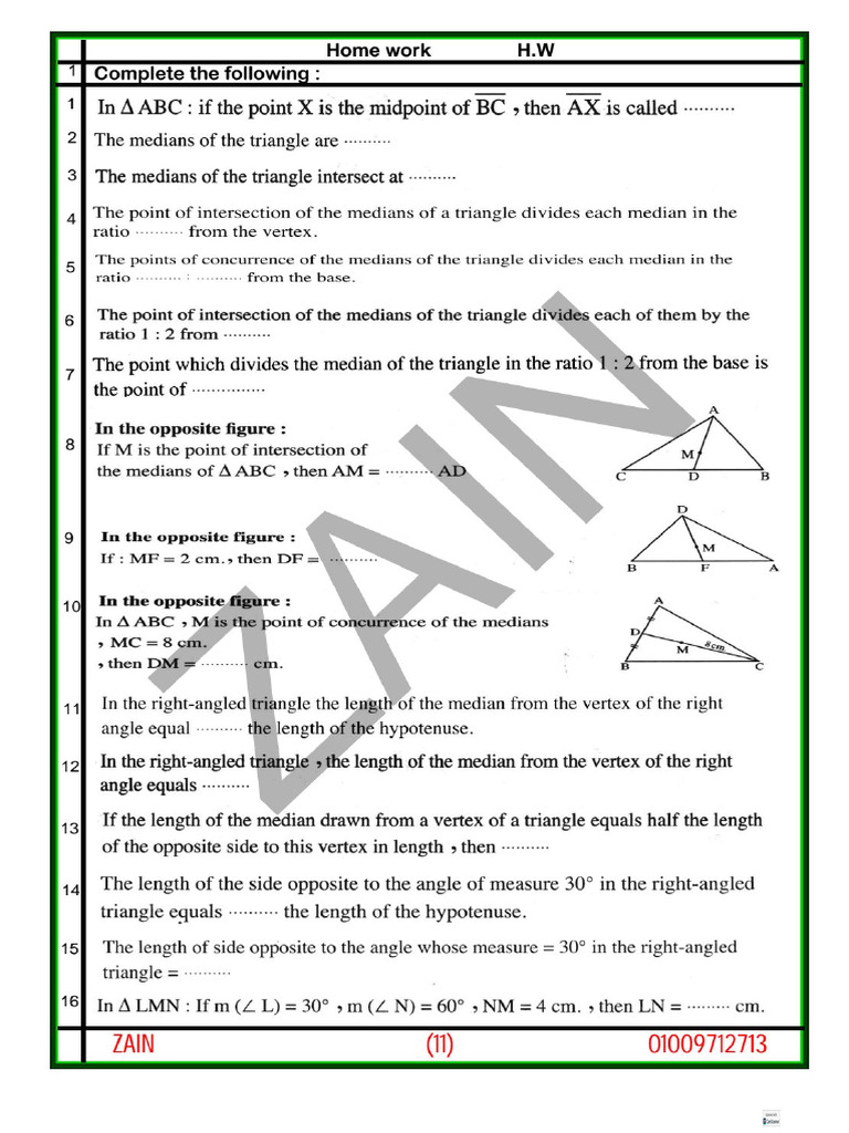 M2 Geom T1 | PDF