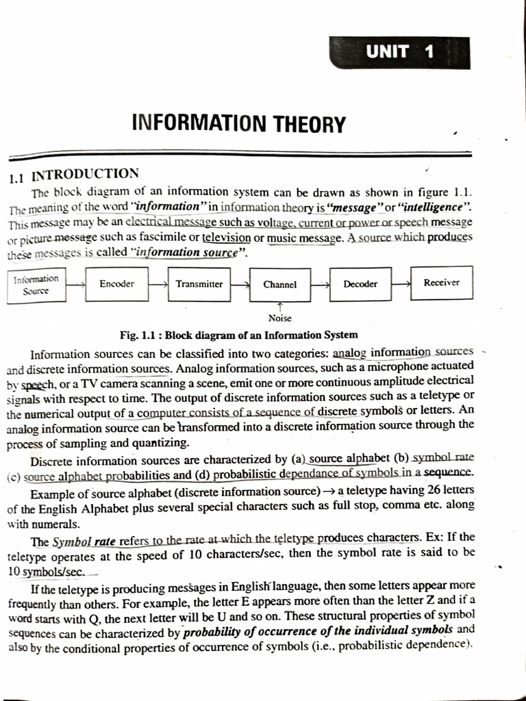 Information Theory | PDF