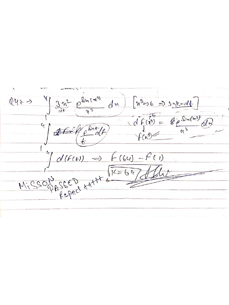 Maths BB Integration Part 1 | PDF