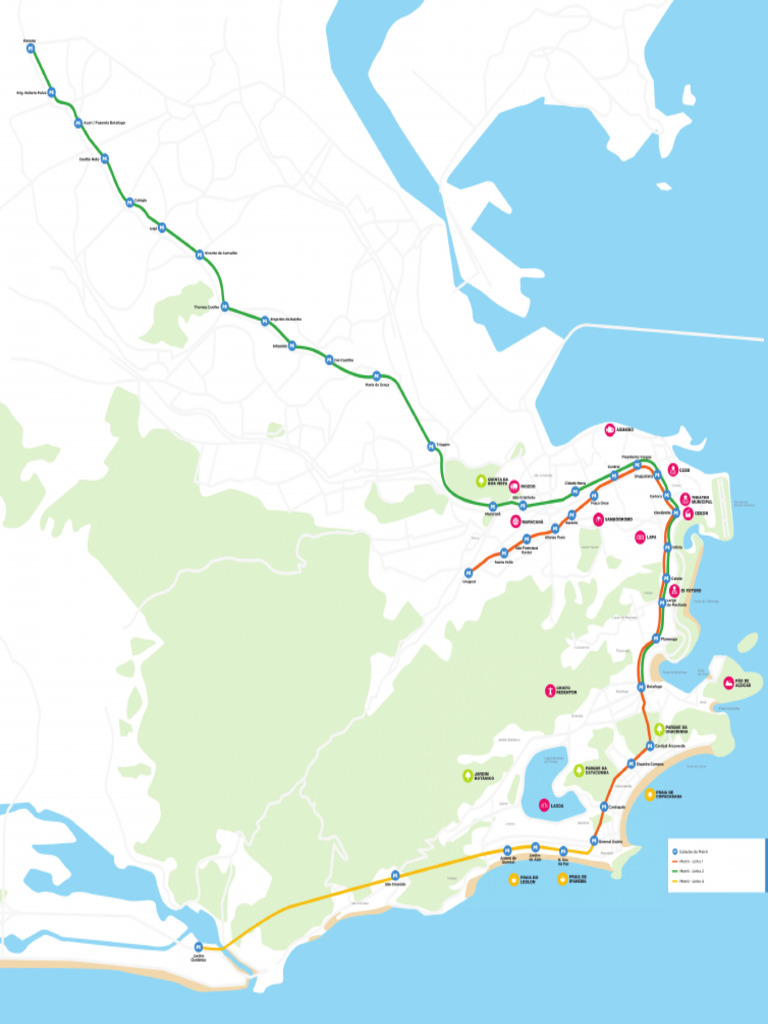Mapa Metrô - Rio de Janeiro | PDF