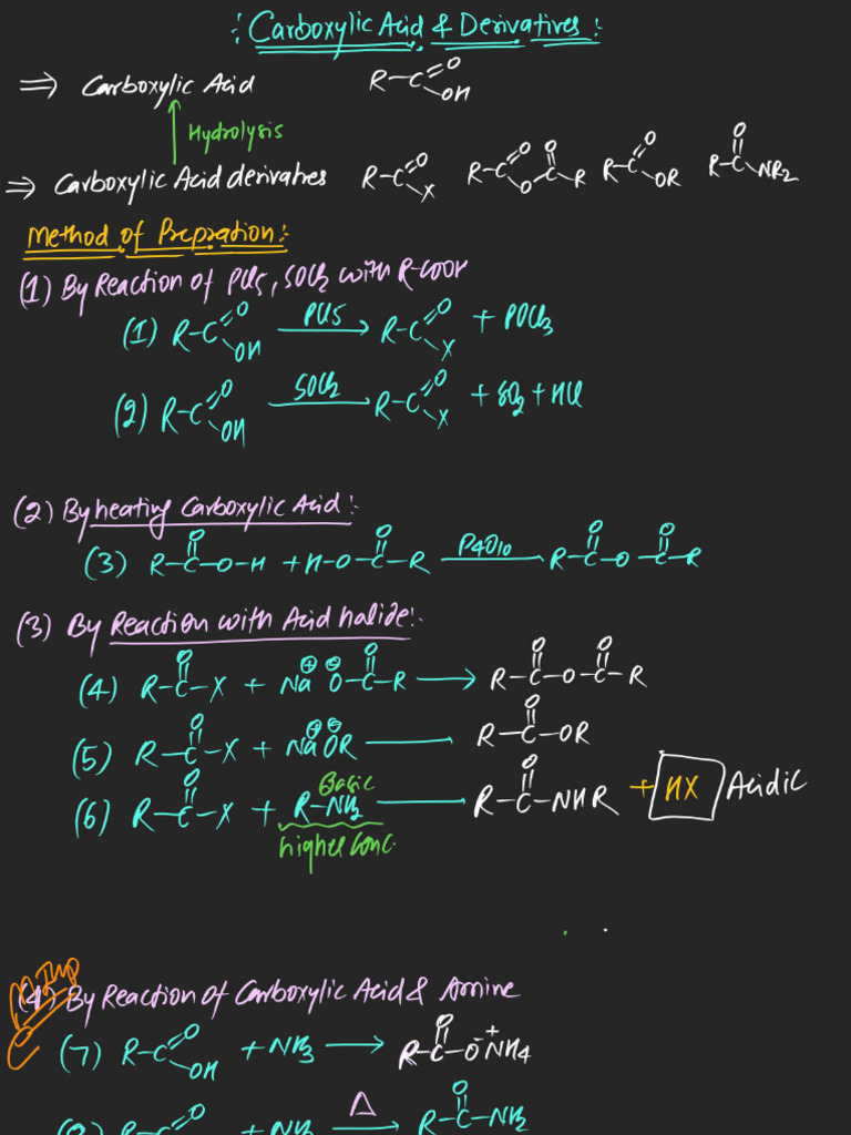 Carboxylic Acid and Derivatives | PDF
