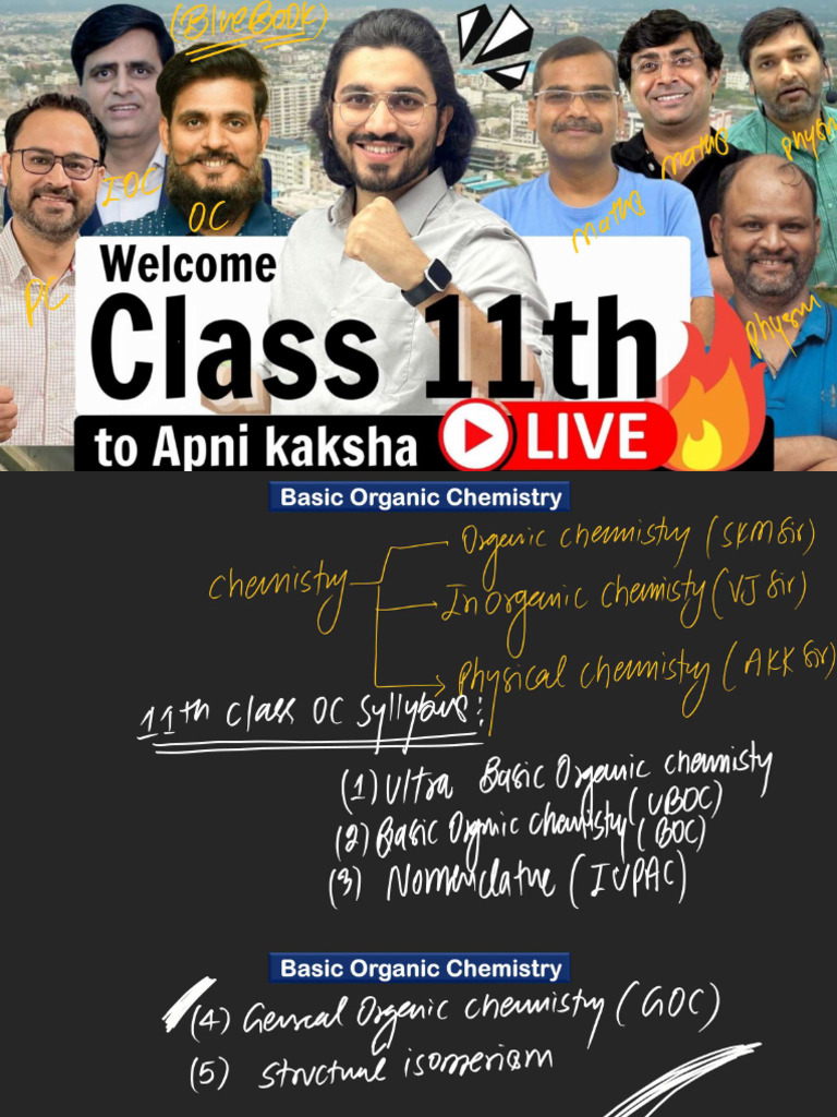 Basic Organic Chemistry - L-01 (Class Notes) | PDF