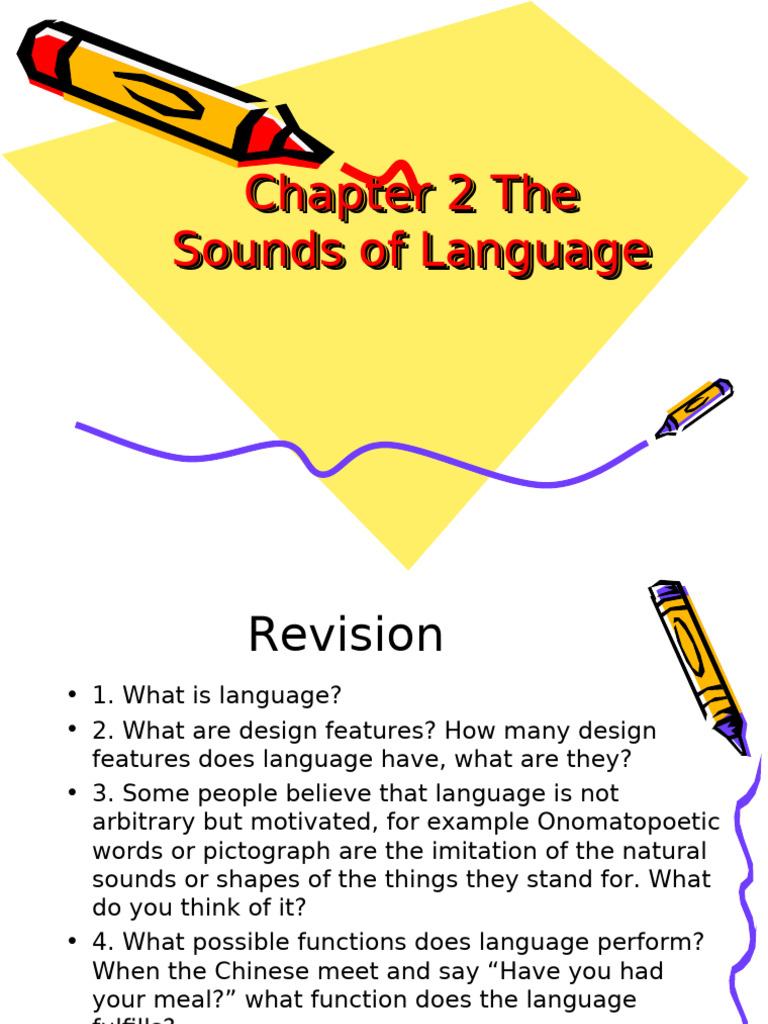 语言学Chapter Two the Sounds of Language | PDF | Syllable | Stress (Linguistics)