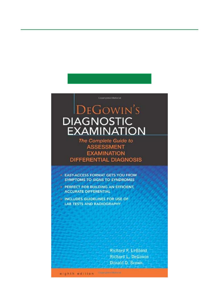 DeGowin's Diagnostic Examination - 8th Edition Full-Feature Download | PDF | Acupuncture | Food ...