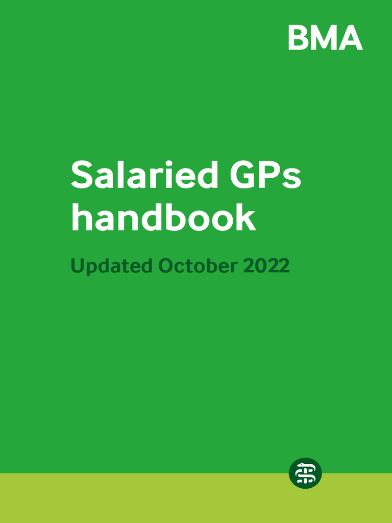 Salaried GP Handbook Updateoct2022 | PDF | General Practitioner | Partnership