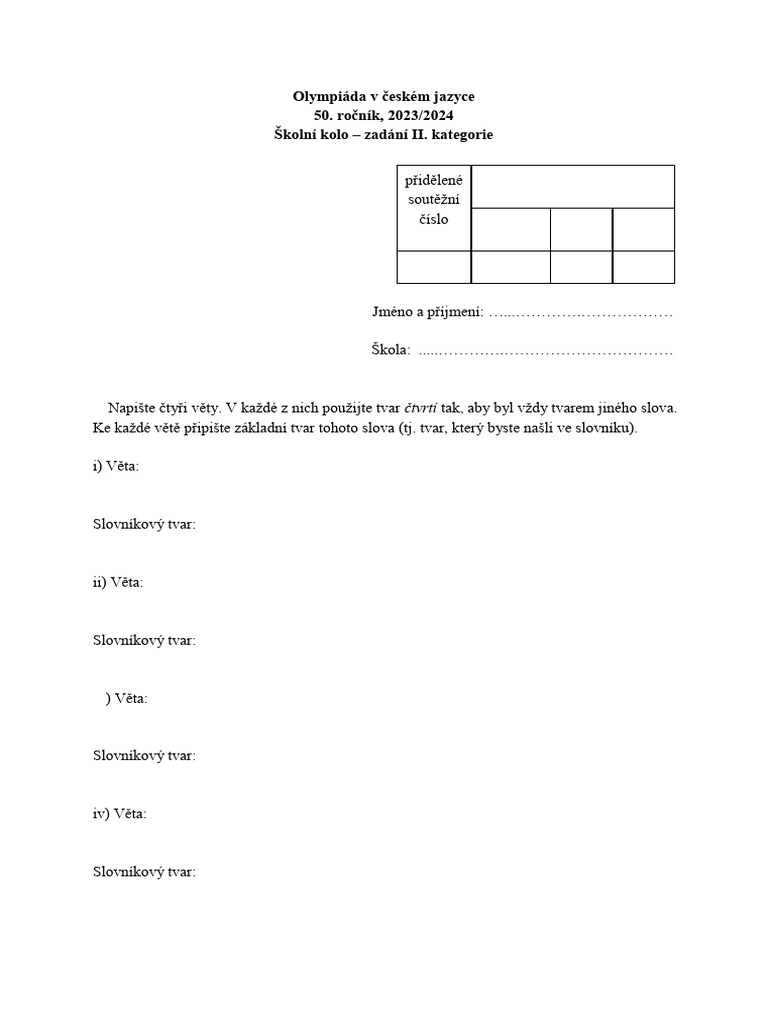 ŠK II - Kat. 23-24 - ZS | PDF
