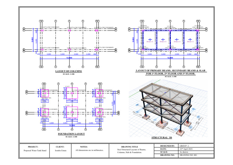 Assignment Structural Layouts Gr.2 | PDF | Structural Engineering