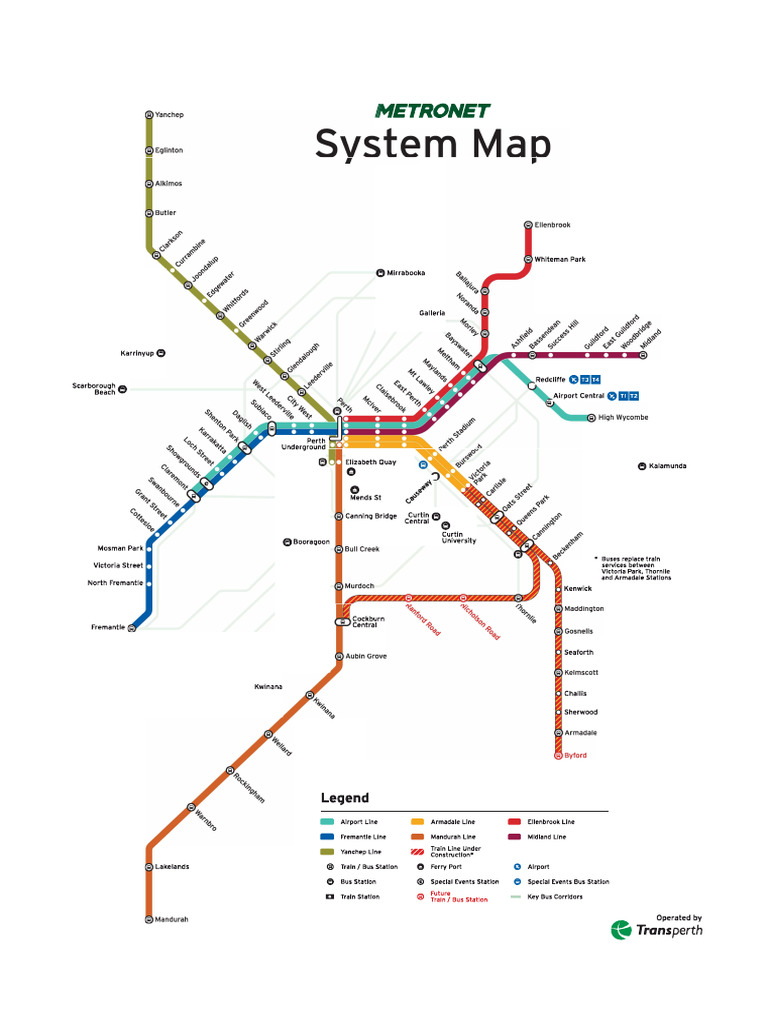 Transperth - System Map | PDF