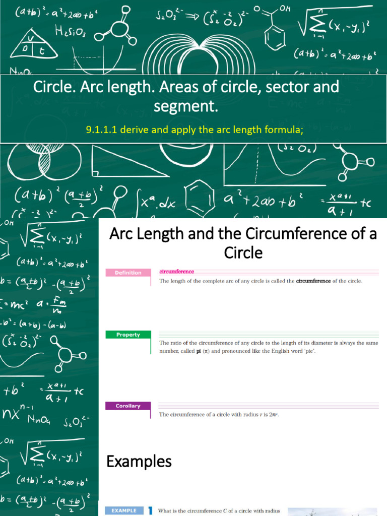 Derive and Apply The Arc Length Formula | PDF