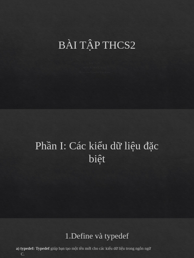 BÀI TẬP THCS2 | PDF