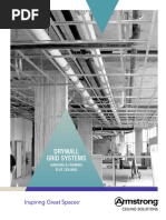 Armstrong Drywall Grid System Guide | PDF | Drywall | Vault (Architecture)