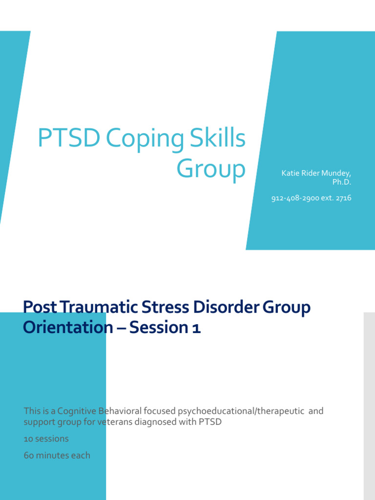 PTSD - Coping - Skills - Group - Materials (1) - 0 | PDF ...