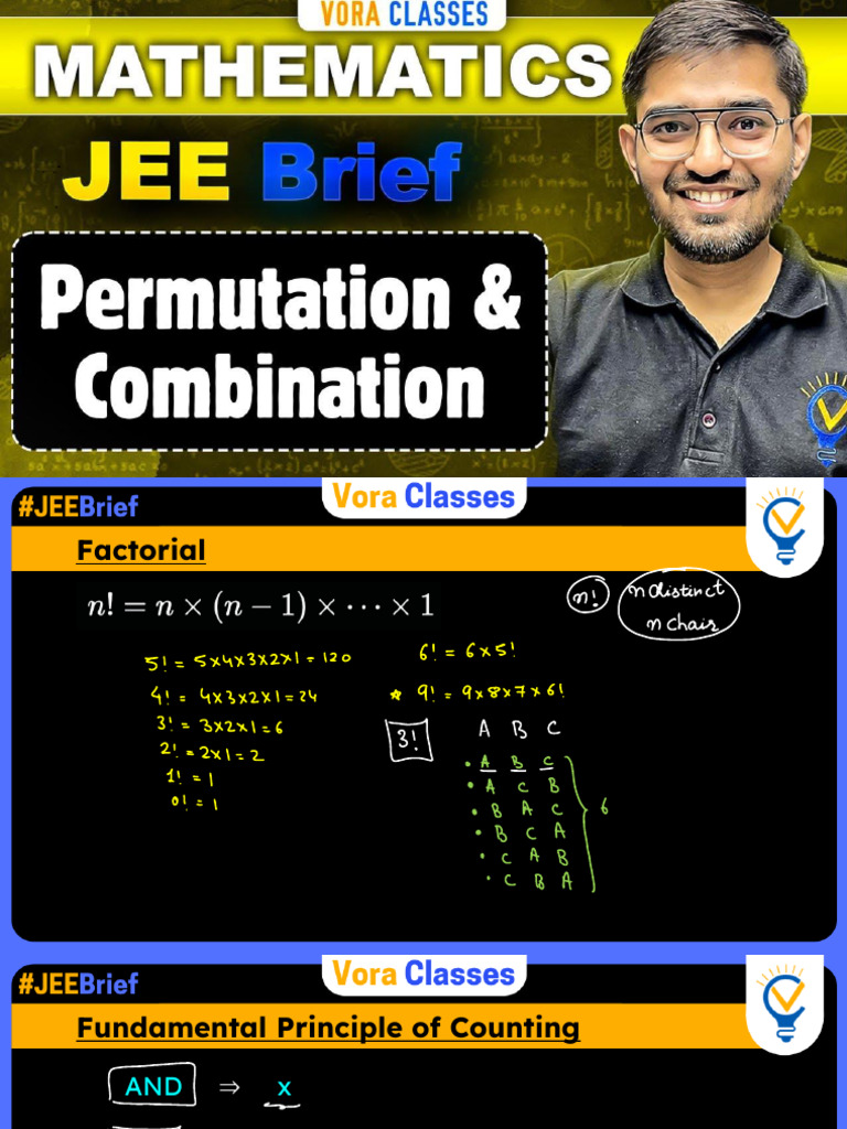 Permutation and Combination | PDF | Combinatorics | Mathematics