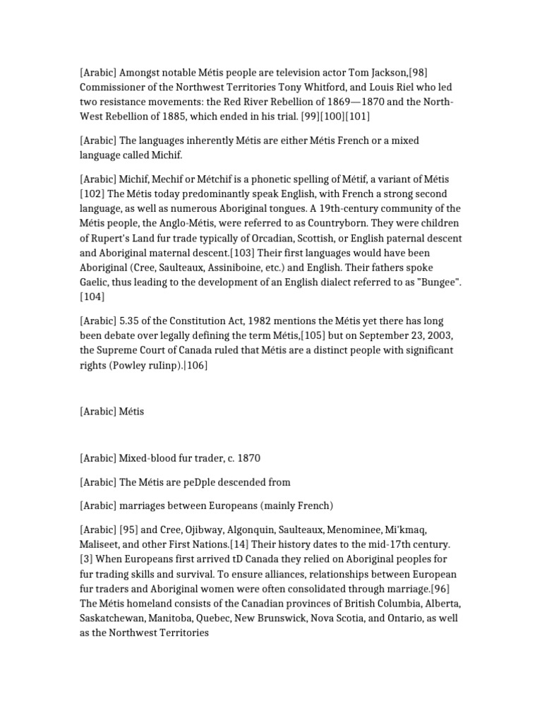 Métis and Inuit Peoples of Canada | PDF | Métis | Inuit