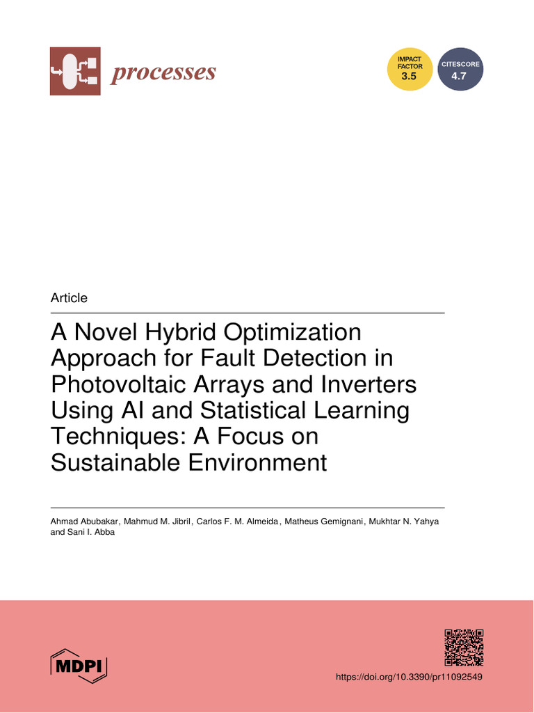 Solar Fault Detection Paper | PDF | Photovoltaics | Sun