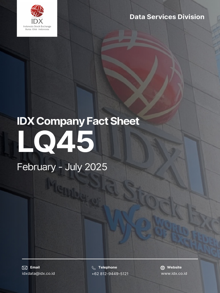 IDX LQ45 Company Fact Sheet 2025 | PDF | Indonesia | Banks