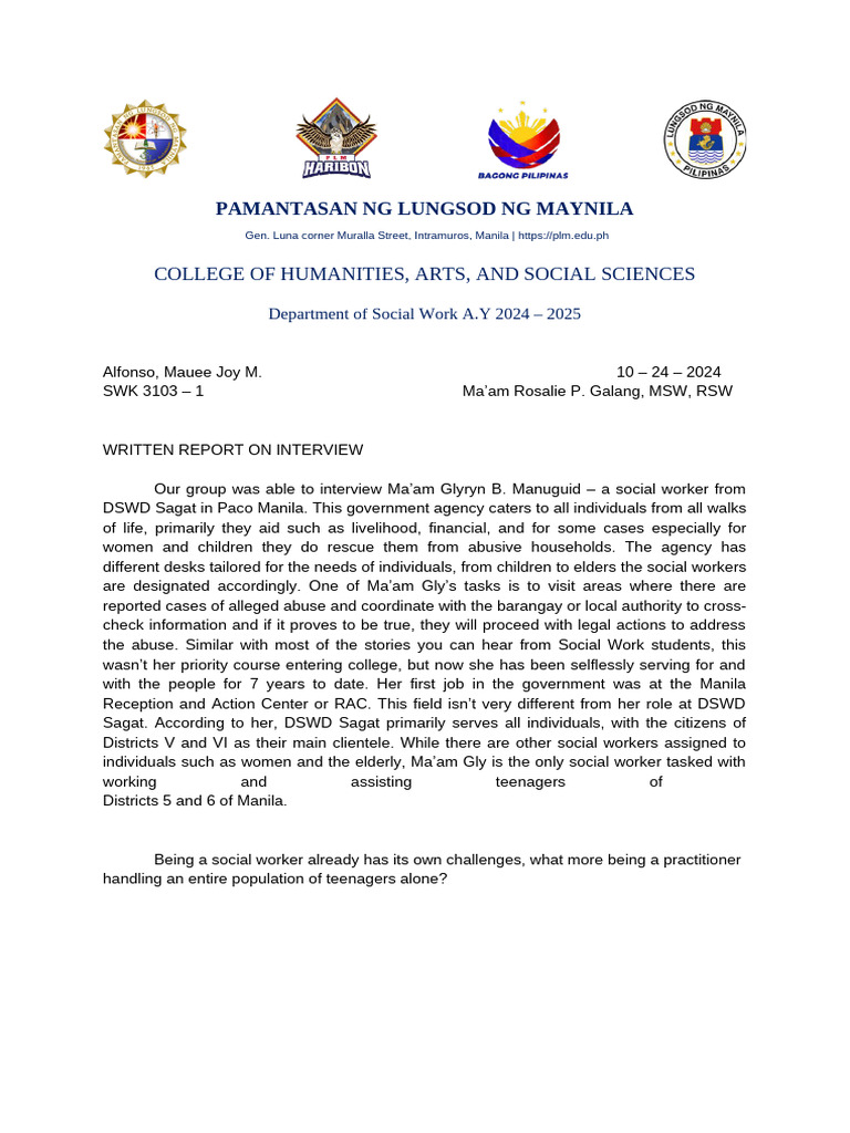 Interview - Assignment N2 | PDF