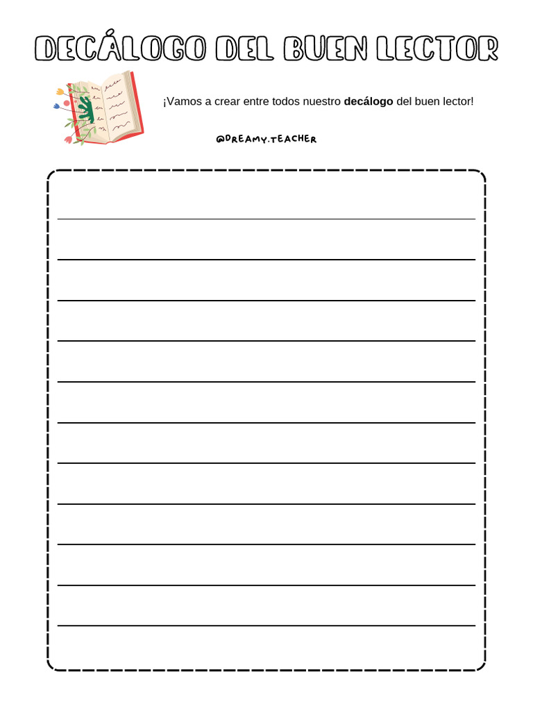Decálogo del Buen Lector: 10 Claves | PDF