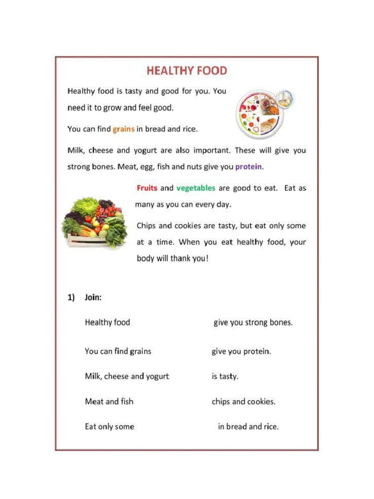 Healthy Food | PDF