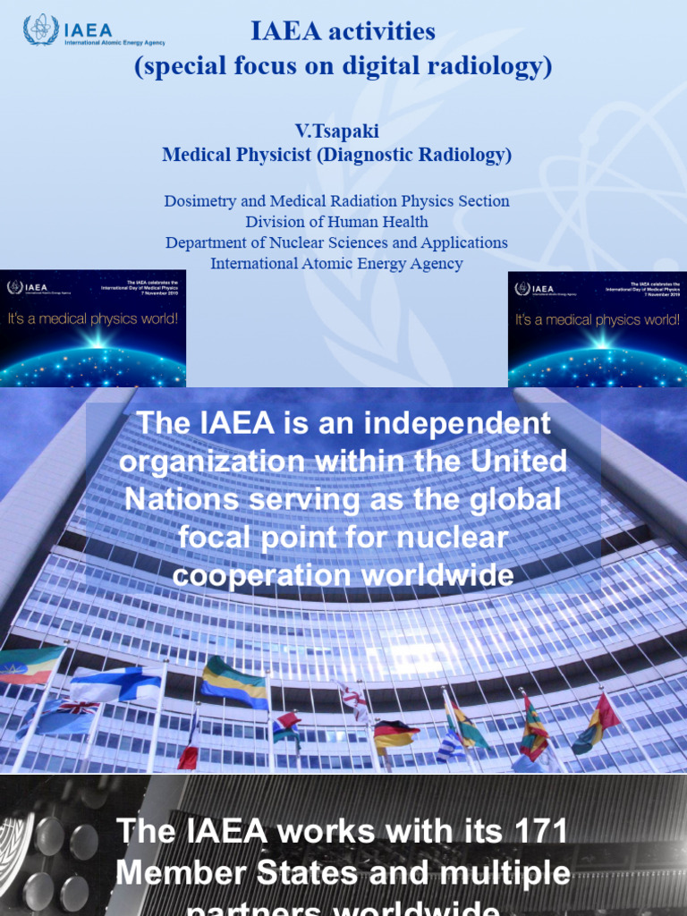 1.1 Presentation of IAEA Activities Related To Digital Radiology | PDF ...
